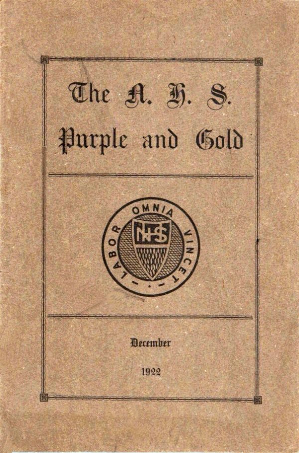 Looking Back At The Origins of NHS Student Council and Yearbooks | The ...